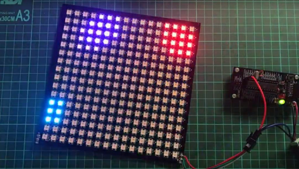Led Panel Controlled With Arduino Arduino Led Arduino